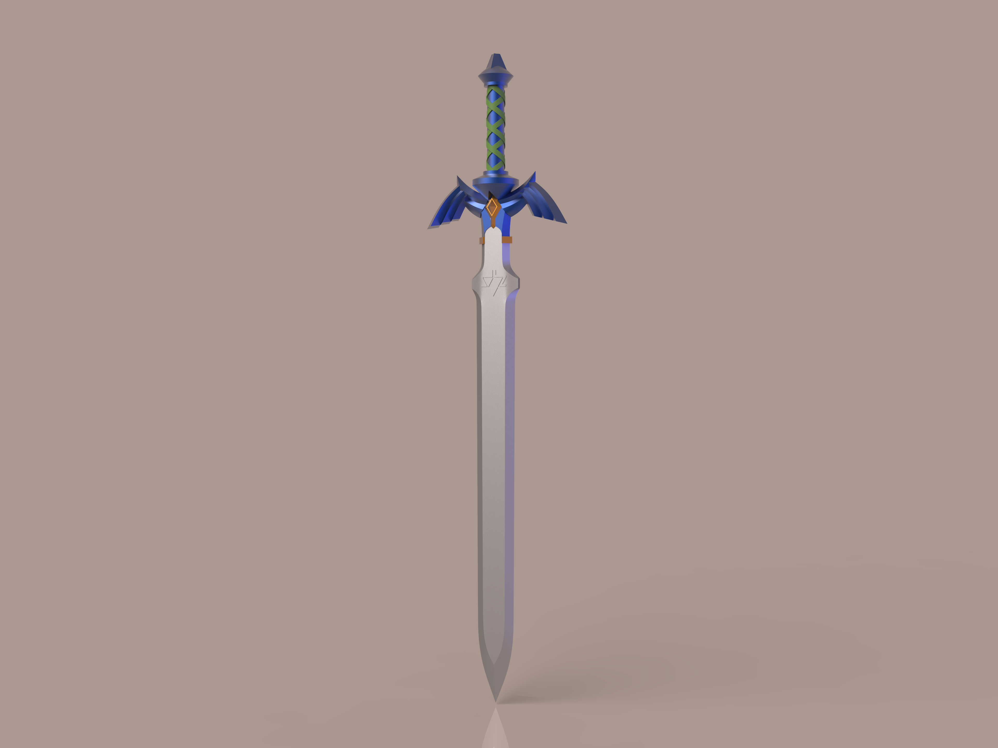 The Legend of Zelda: Tears of the Kingdom - Link's Master Sword [3D Pr ...